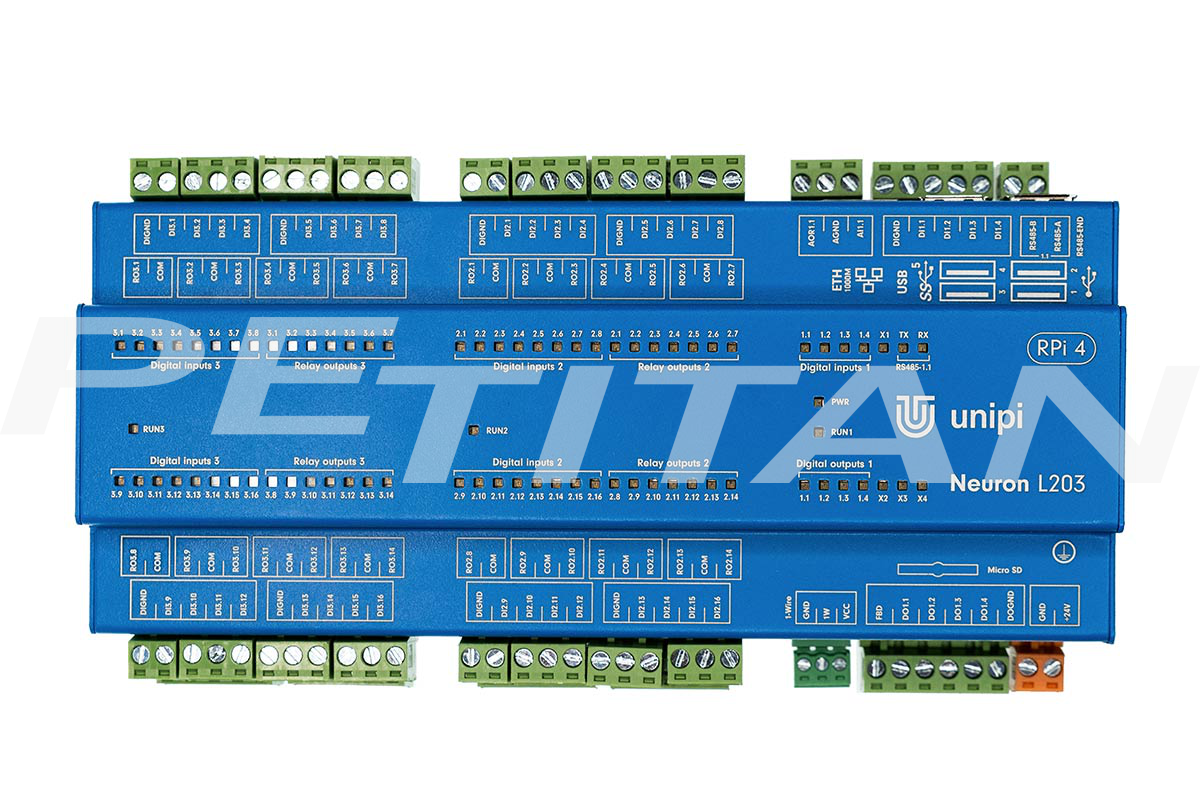 Unipi Neuron L203 (Raspberry Pi 4) | Műszaki vizsgasori rendszerek fejlesztése és gyártása ...